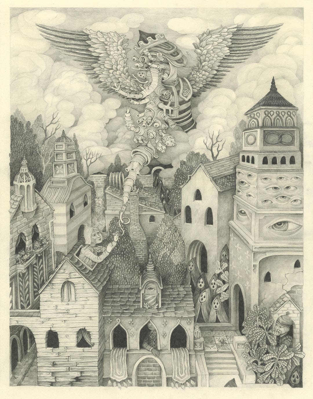 The Angel print - Etsy