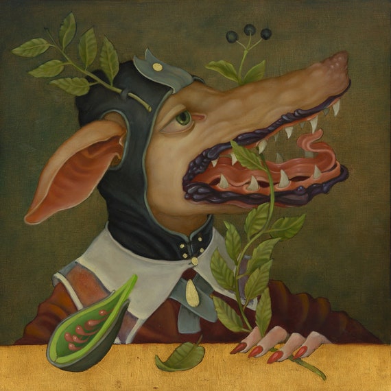 The Golden Table PRINT | Etsy