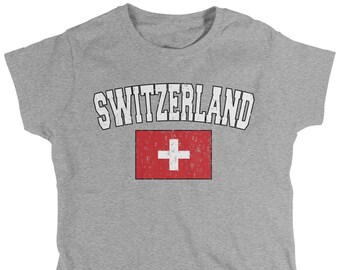 Swiss Flag T Shirt | Etsy