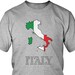 Italy Country Flag the Boot Men's T-shirt, Italian Pride, Italia ...