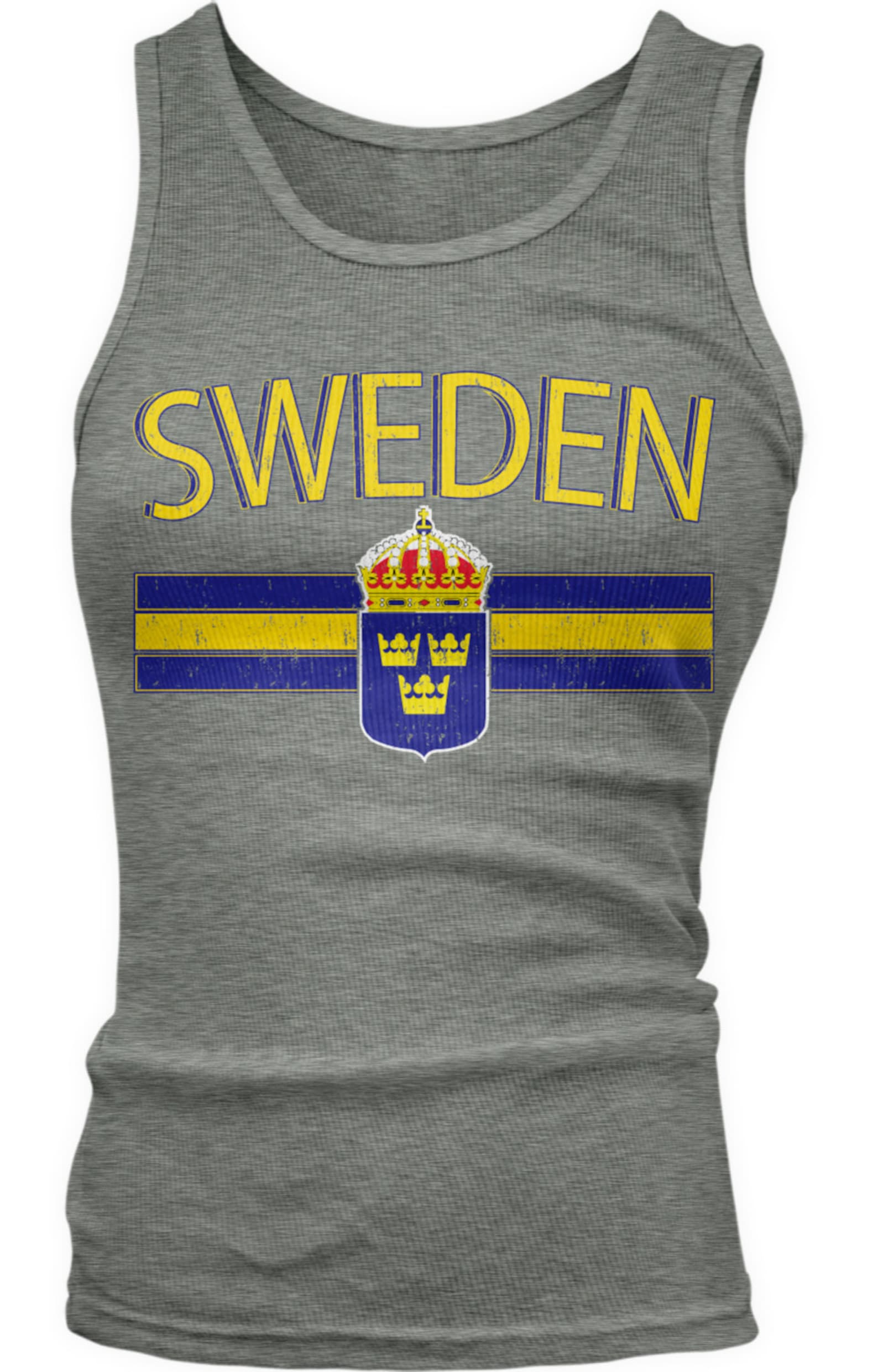 Distressed Sweden Flag Ladies Juniors Tank Top Sweden Swede - Etsy