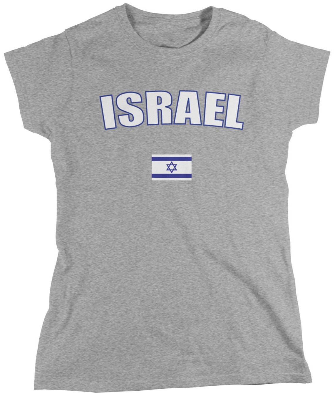 Israel Country Flag Ladies T-Shirt State of Israel Israeli | Etsy