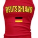 Bold Deutschland Flag Ladies Juniors Tank Top, German Flag, Deutschland ...