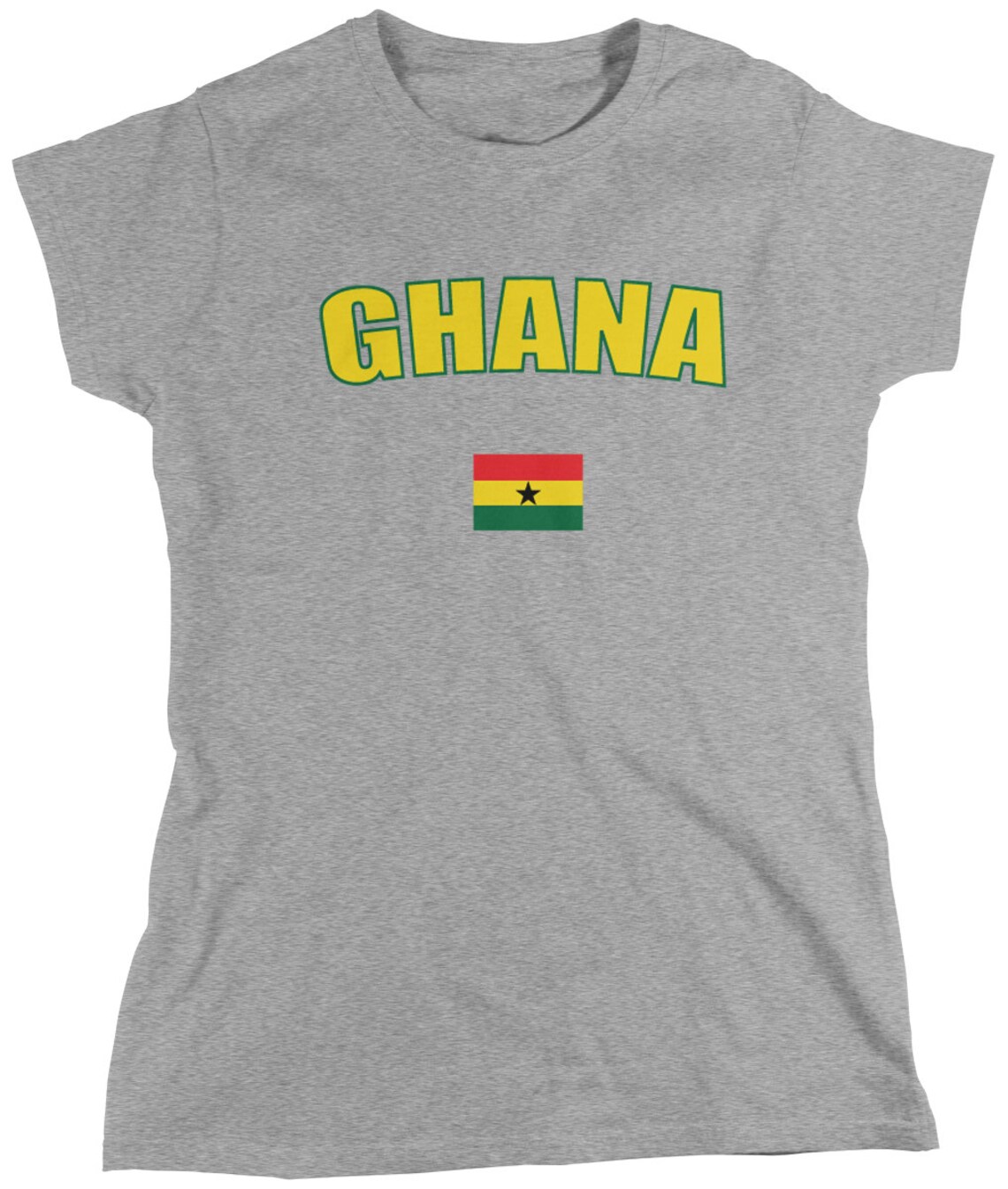 Ghana Ladies T-shirt Republic of Ghana Ghanaian Pride - Etsy