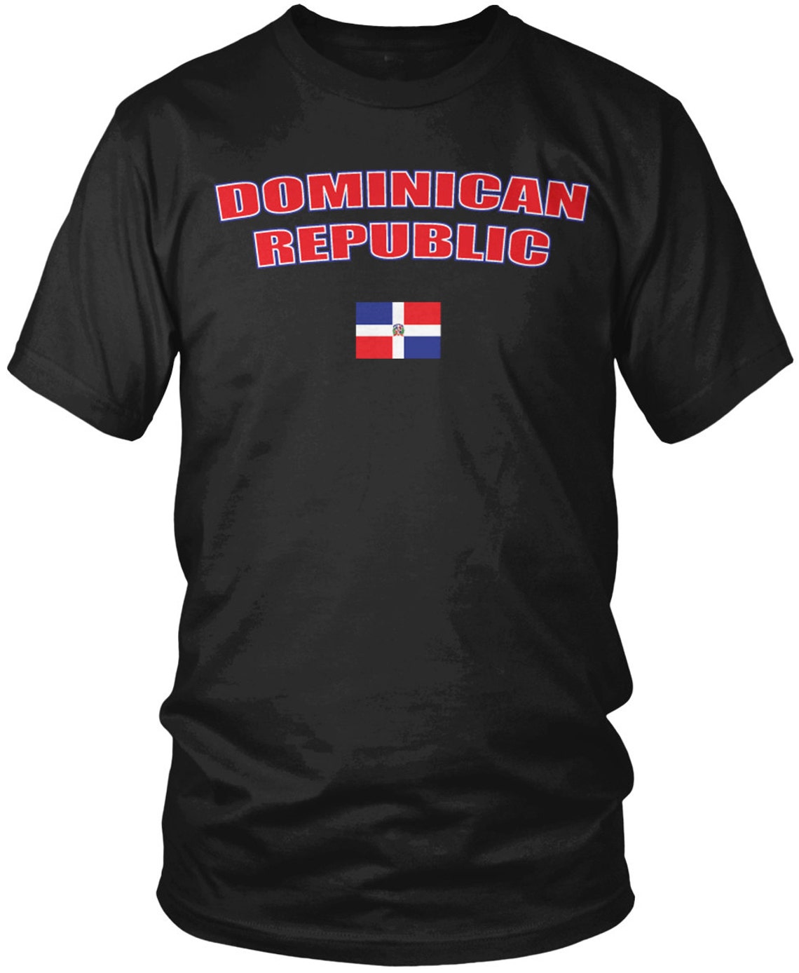 Dominican Republic Bold Men's T-shirt Dominican Flag - Etsy