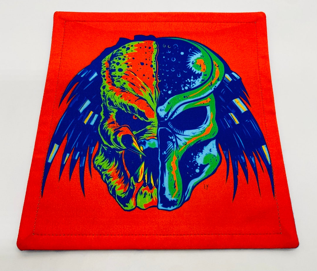 Retro Sci-fi 8x8 Custom Hank With Blue Flannel Backing - Etsy