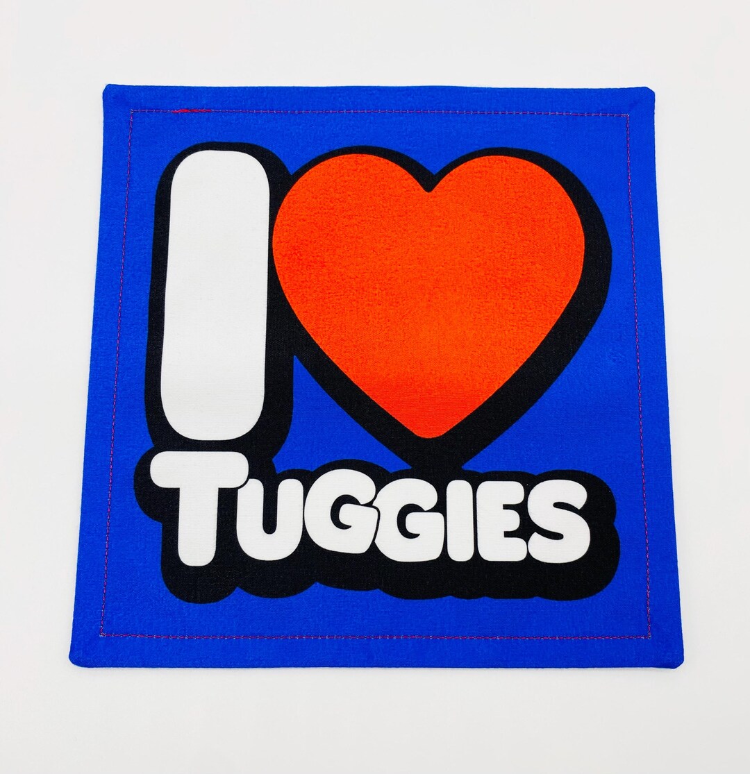 Tuggies 8x8 Custom Hank With Blue Flannel Backing - Etsy