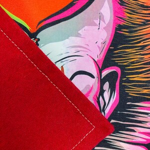Two Face Pennywise. 8x8 Custom Hank With Red Flannel Backing. Horror ...