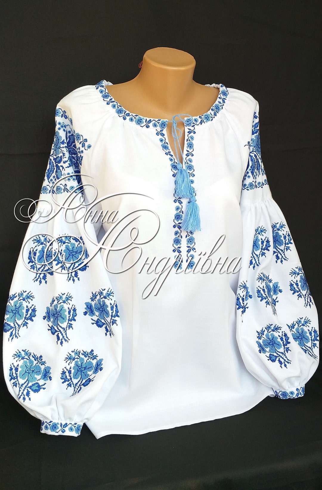 Ukrainian Blouse Vyshyvanka/vyshyvanka/peasant Blouse/embroidered Shirt ...
