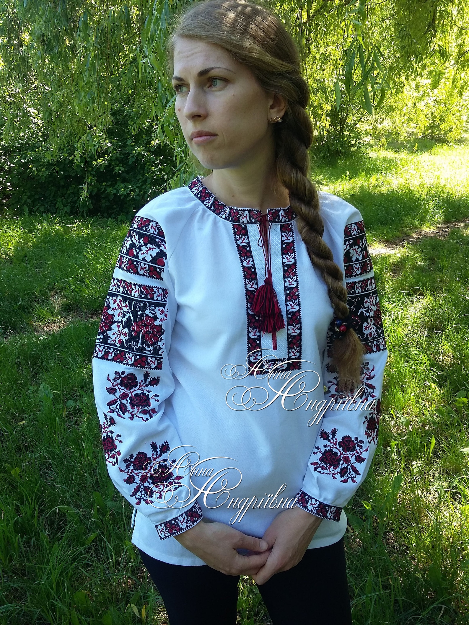 Ukrainian Blouse Vyshyvanka/vyshyvanka/peasant Blouse/embroidered Shirt ...