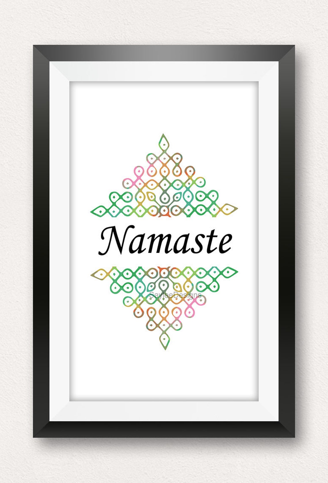 Namaste Print Namaste Definition PRINTABLE Print Namaste | Etsy