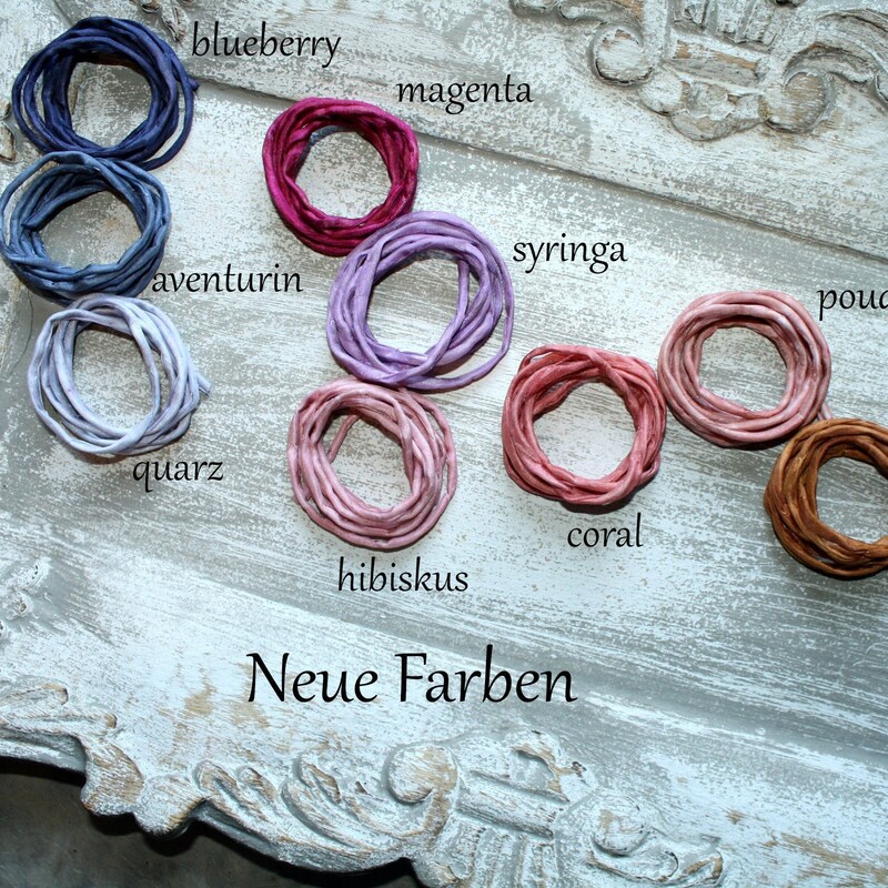 Silk Ribbon Necklace - Etsy