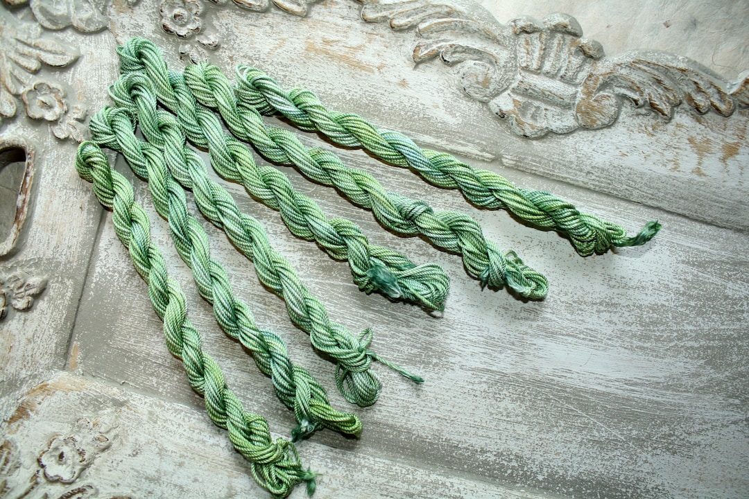 Hand Dyed Silk Yarn Series Fairy Dust Silk Pearl Yarn for - Etsy