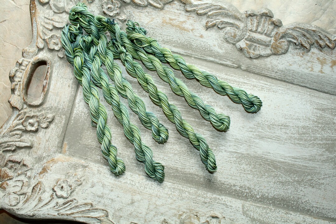 Hand-dyed Silk Thread Series Laghetto Silk Pearl Thread for Embroidery ...