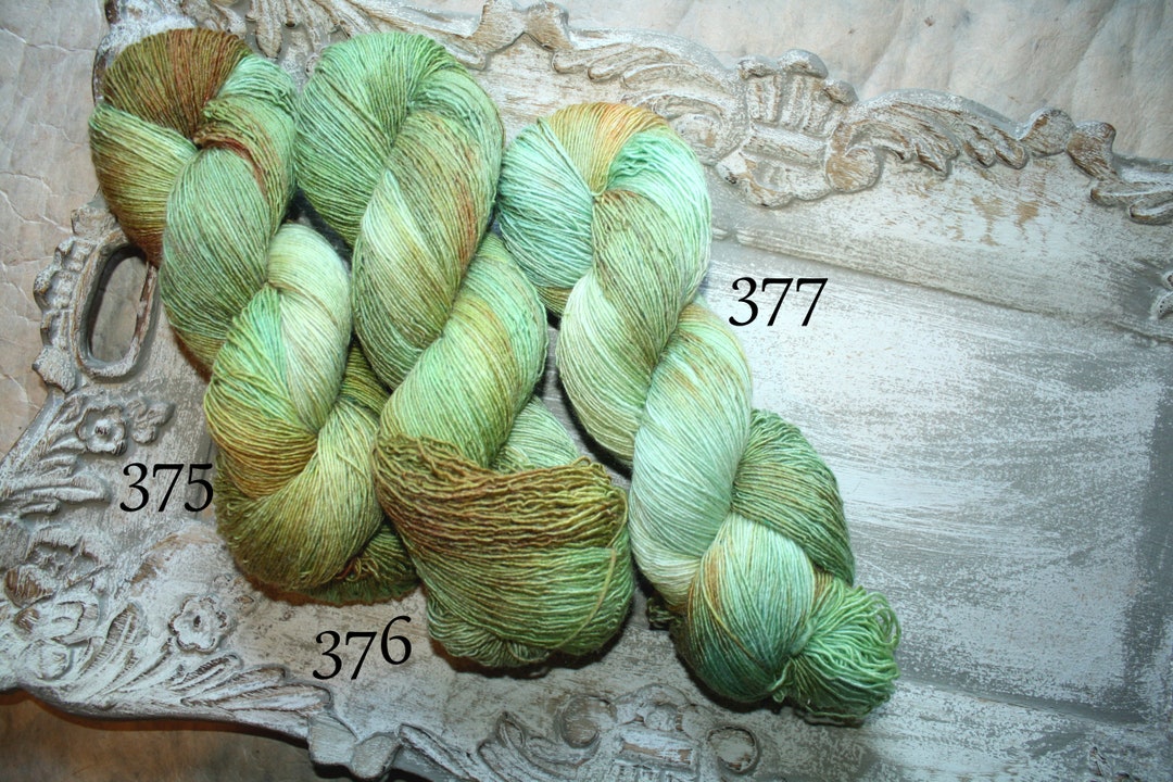 375 / 376 / 377 Atelier Zitron Filisilk Lace Yarn Hand-dyed - Etsy