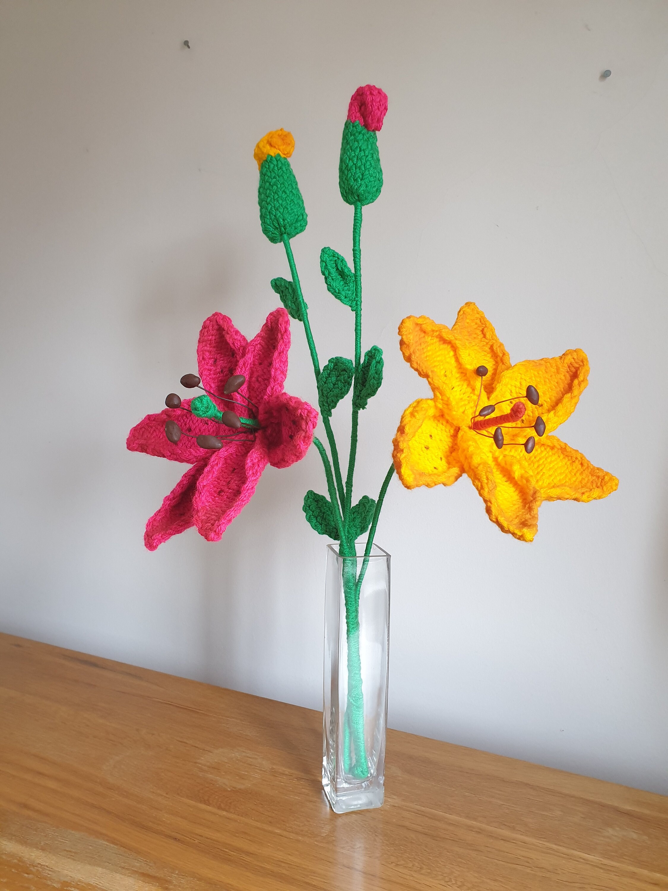 Loom Knit Tiger Lily Pattern - Etsy