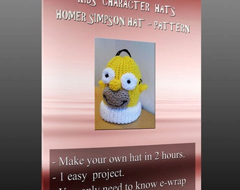 Homer Simpson the Simpsons Crochet Amigurumi Pattern - Etsy