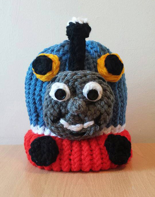 Kids Character Hats Thomas Pattern | Etsy