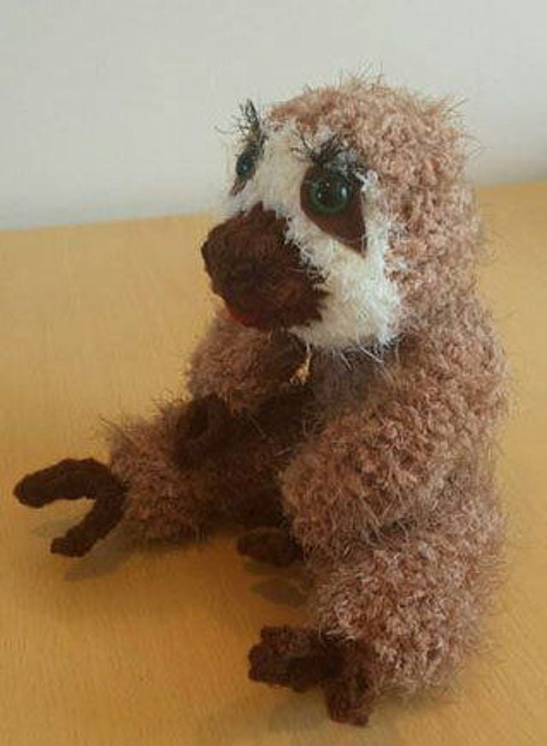 Loom Knit Sloth Pattern - Etsy UK