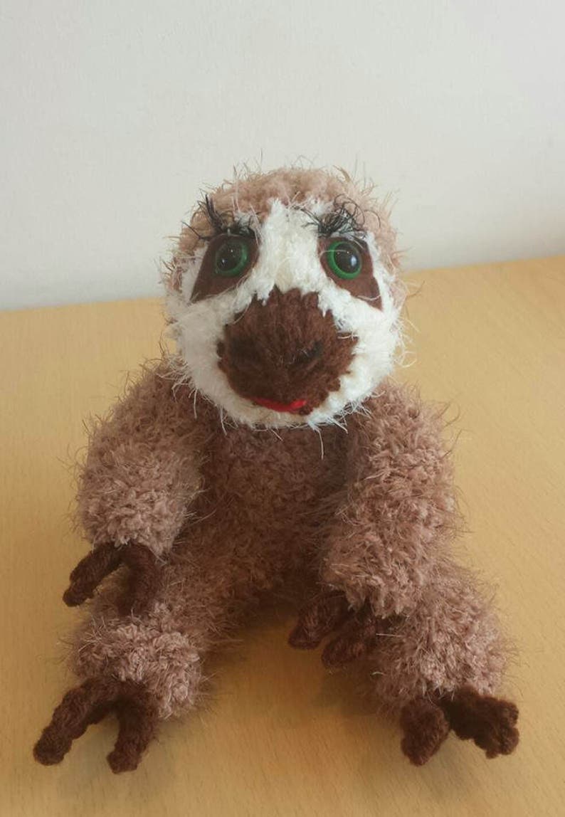 Loom Knit Sloth Pattern - Etsy UK