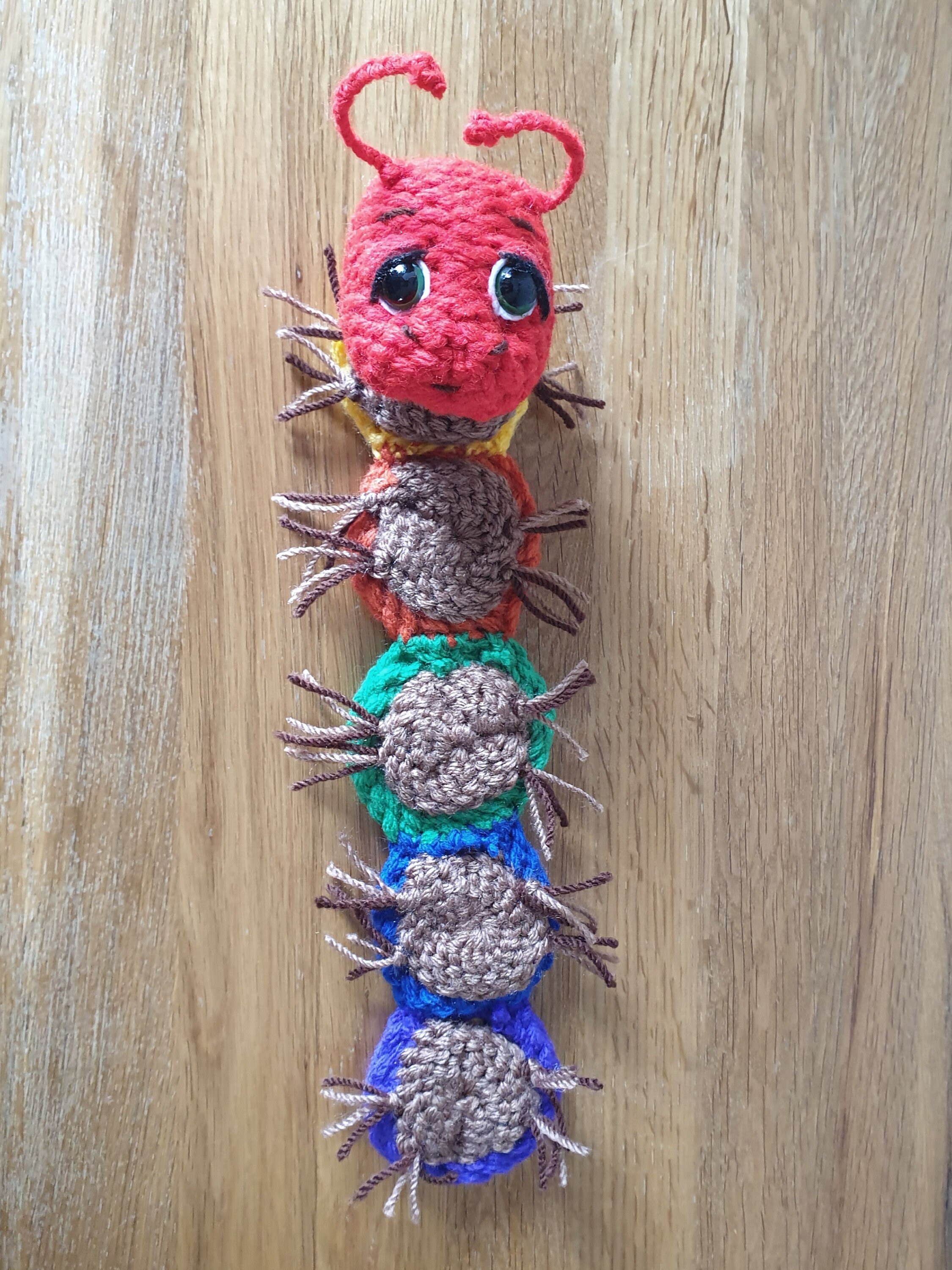 Loom Knit Caterpillar Bookmark Pattern - Etsy