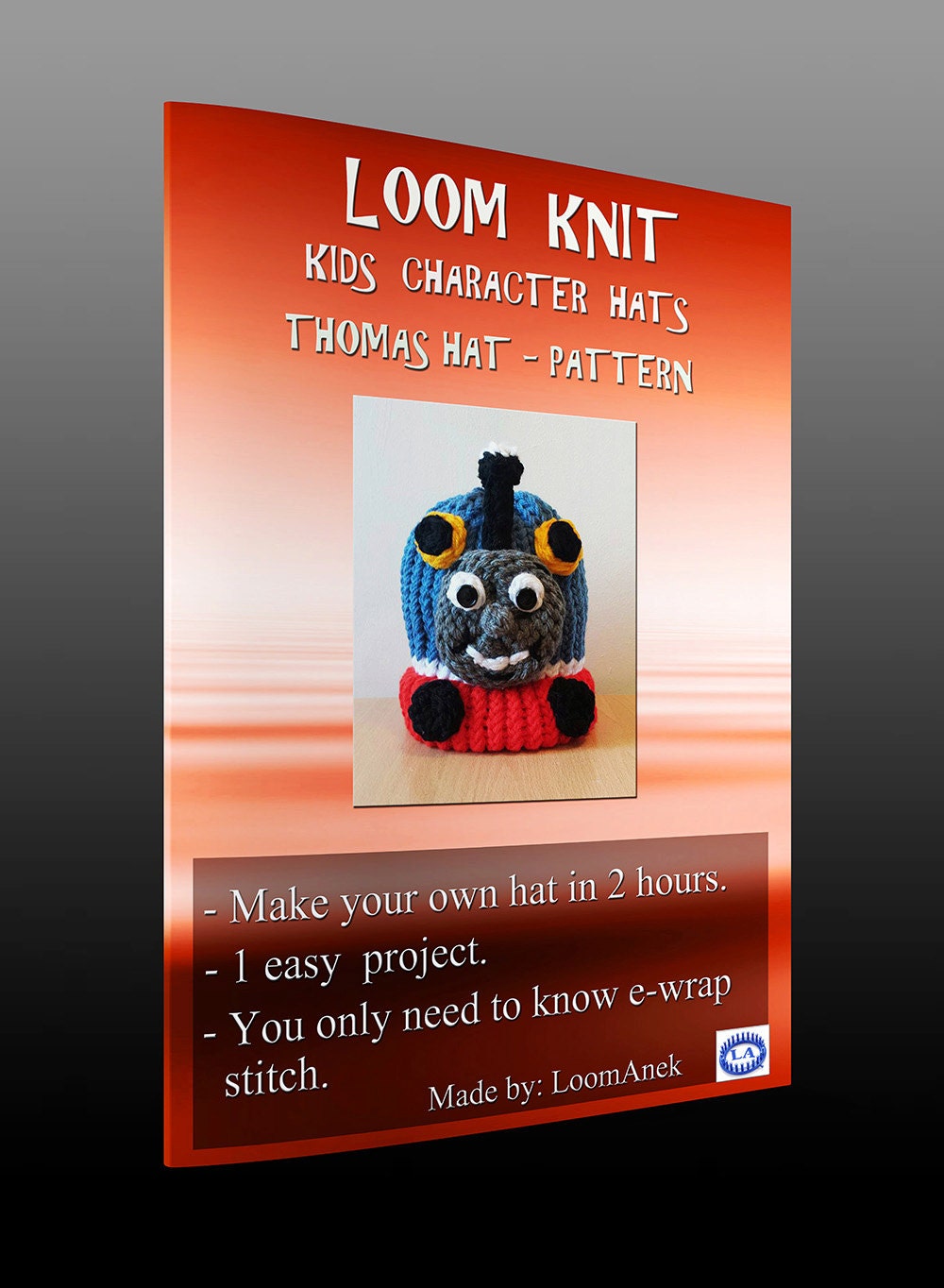 Kids Character Hats Thomas Pattern | Etsy