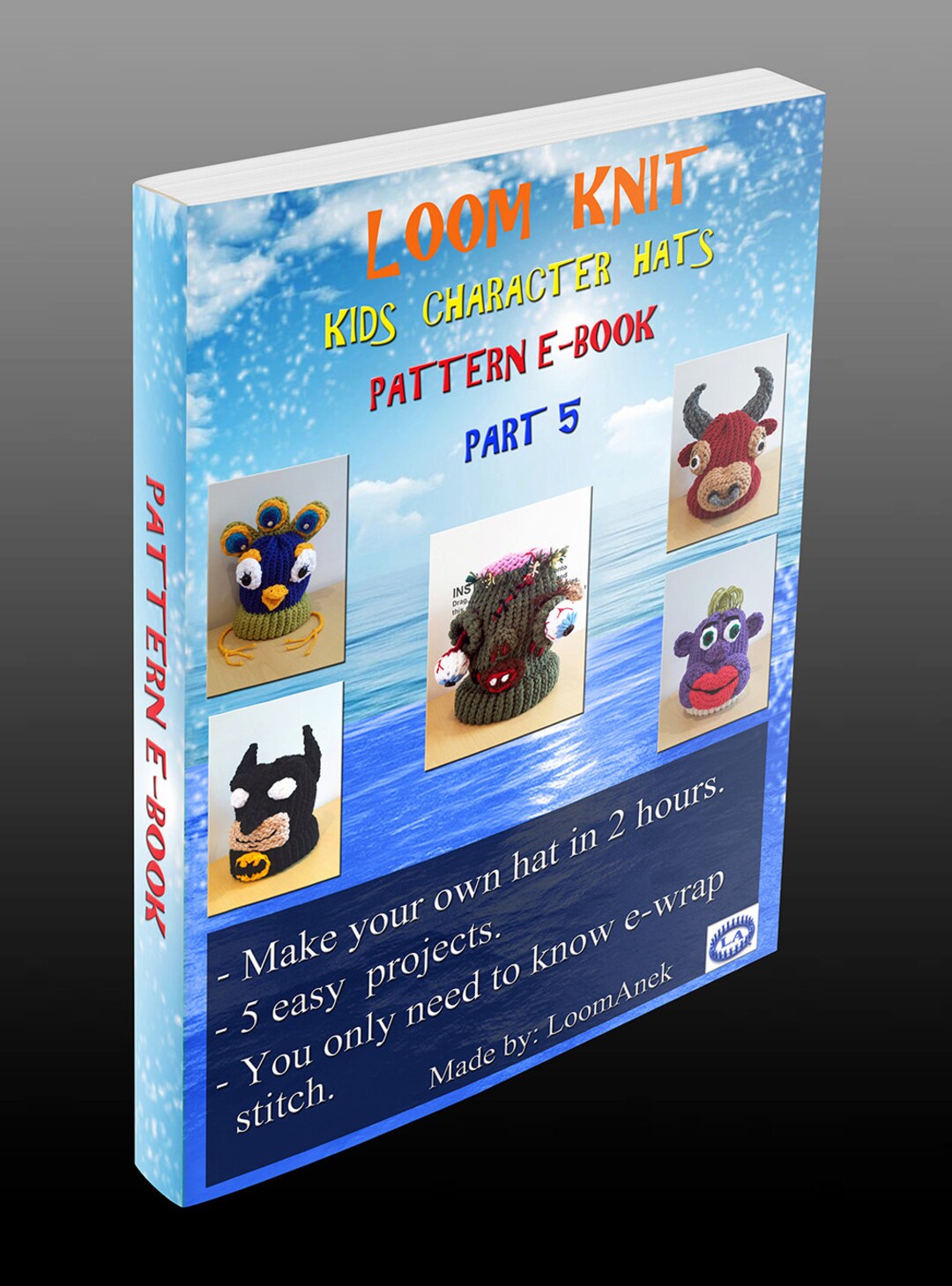 Kids Character Hats Pattern Ebook Part 5 50% OFF new Price - Etsy