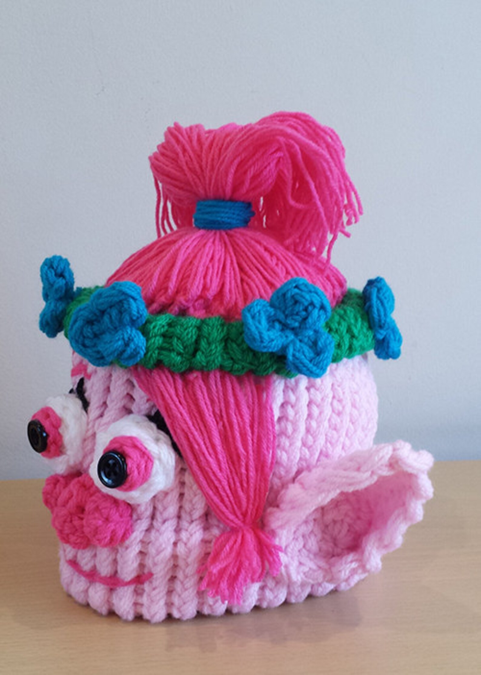 Kids Character Hats Poppy Pattern - Etsy