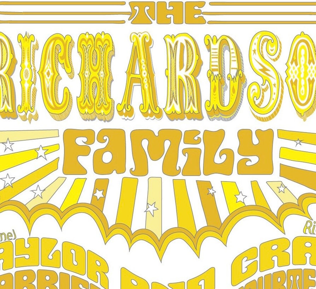 The Andy. Customizable Personalized Family Fillmore Grateful Dead ...