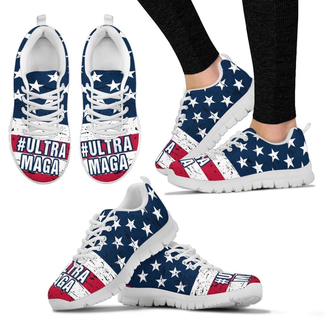 ULTRA MAGA Sneakers for Men, ULTRA Maga, Trump, Men's Shoes, Ultra Maga ...