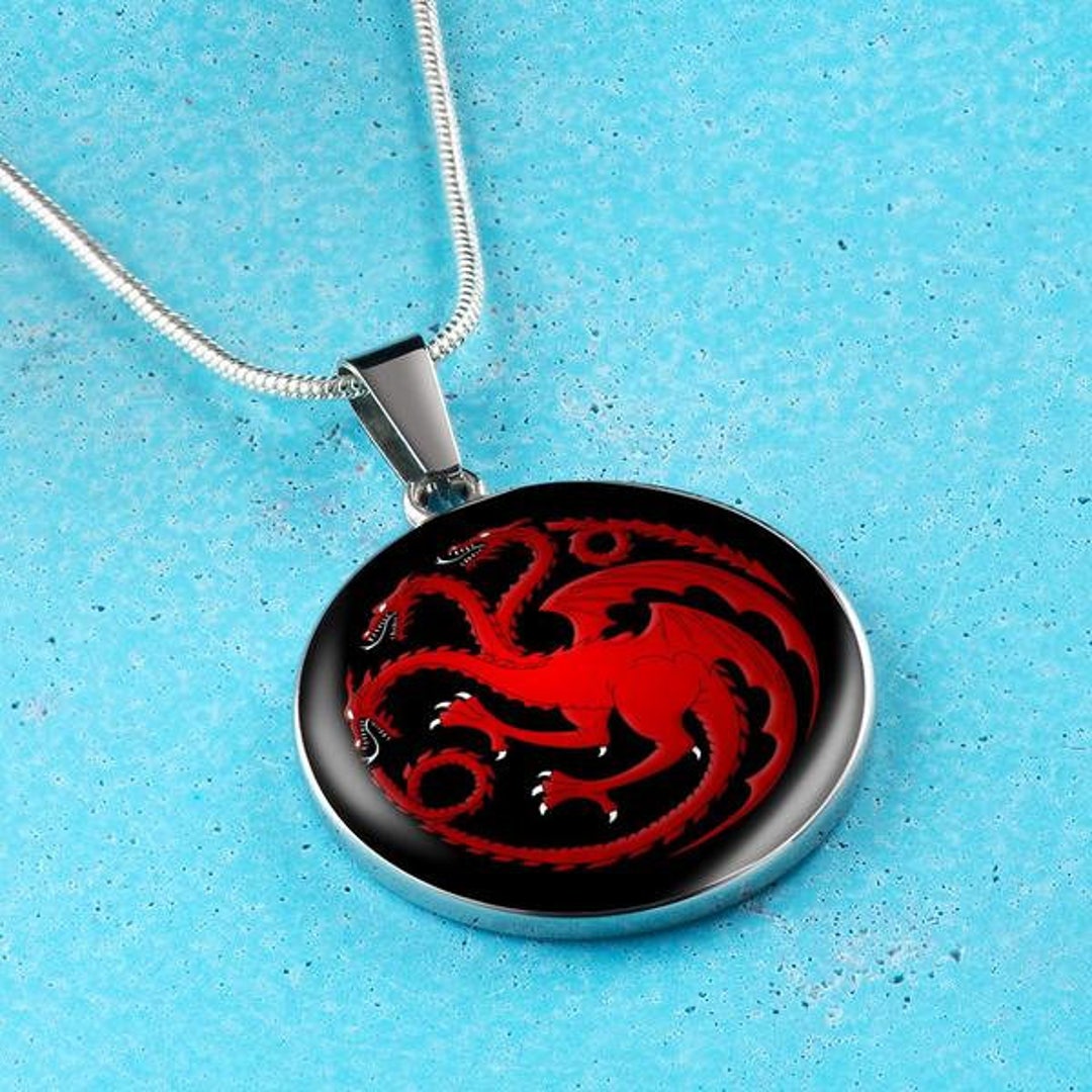 Targaryen Pendant Game of Thrones Jewelry House Targaryen Necklace ...