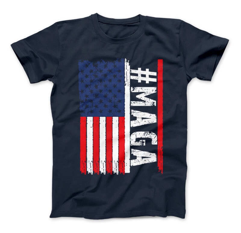 MAGA Trump T-shirt MAGA Shirt American Flag Trump Trump | Etsy