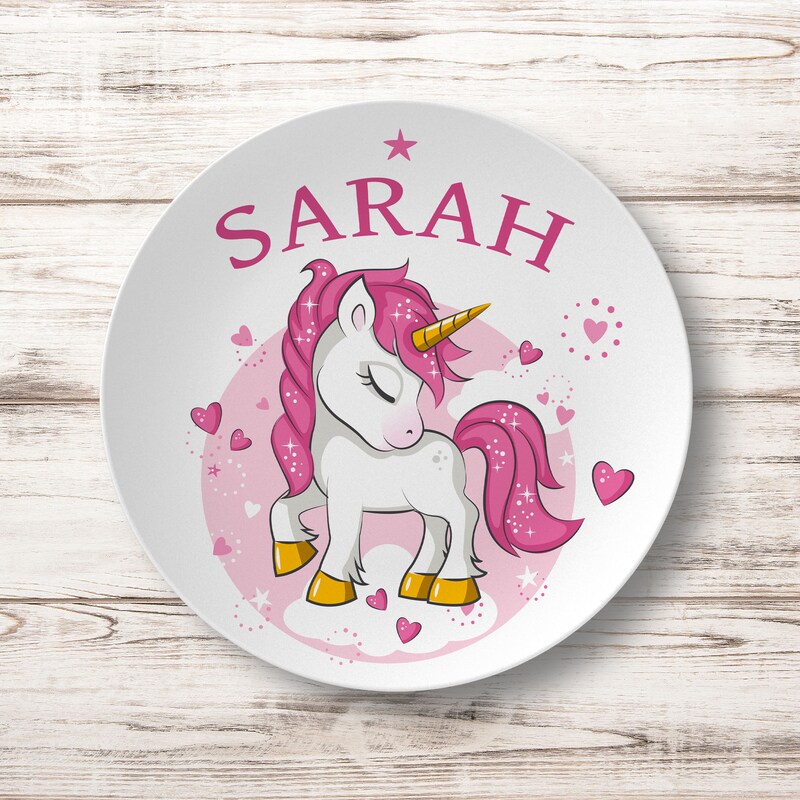 Unicorn Plates - Etsy