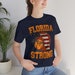 Florida Strong T-shirt Sunshine State Florida Tee Support - Etsy