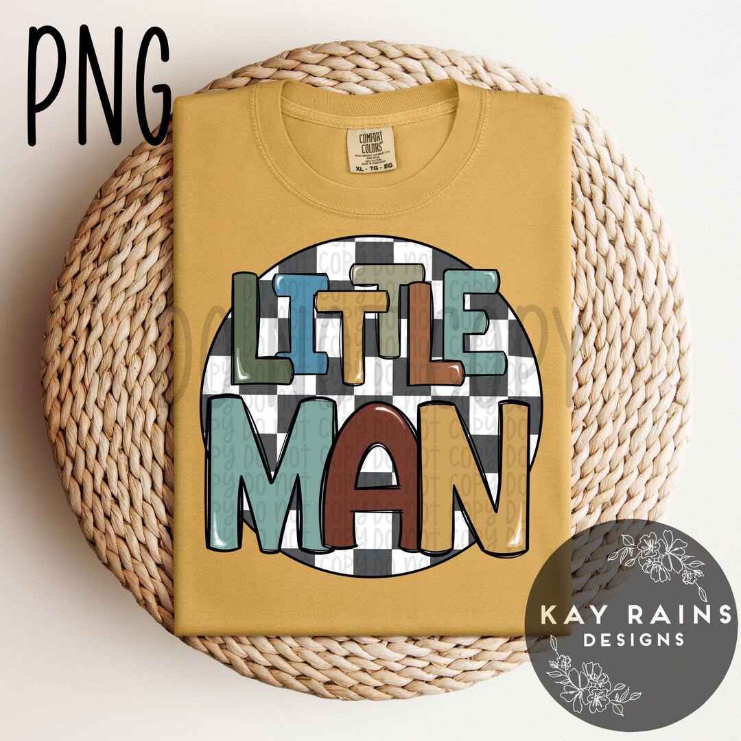 Little Man PNG, Little Brother Shirt PNG - Digital Download, Pattern ...