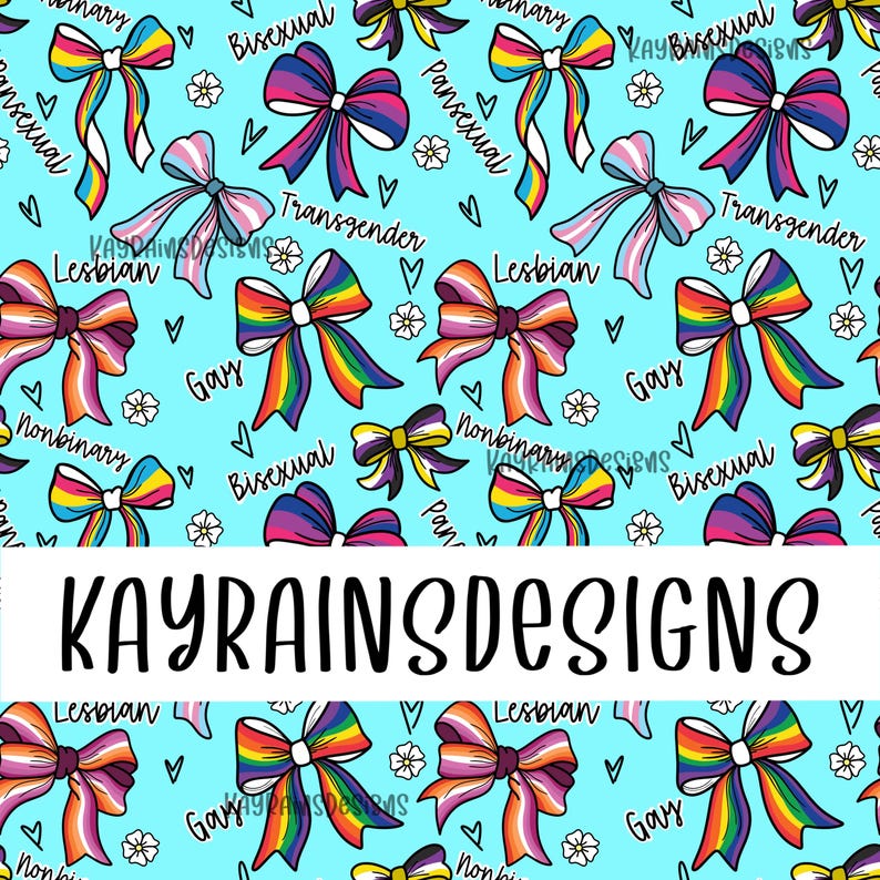 LGBTQ Pride Month Seamless File - Digital Download, Seamless Pattern ...