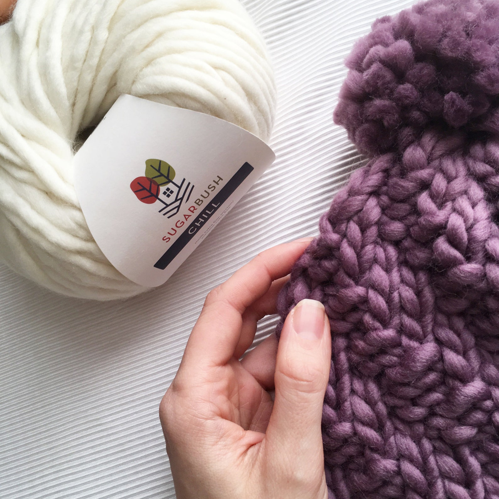 Twist Top Touque PDF Pattern // Chunky // Knit // Pompom - Etsy Canada