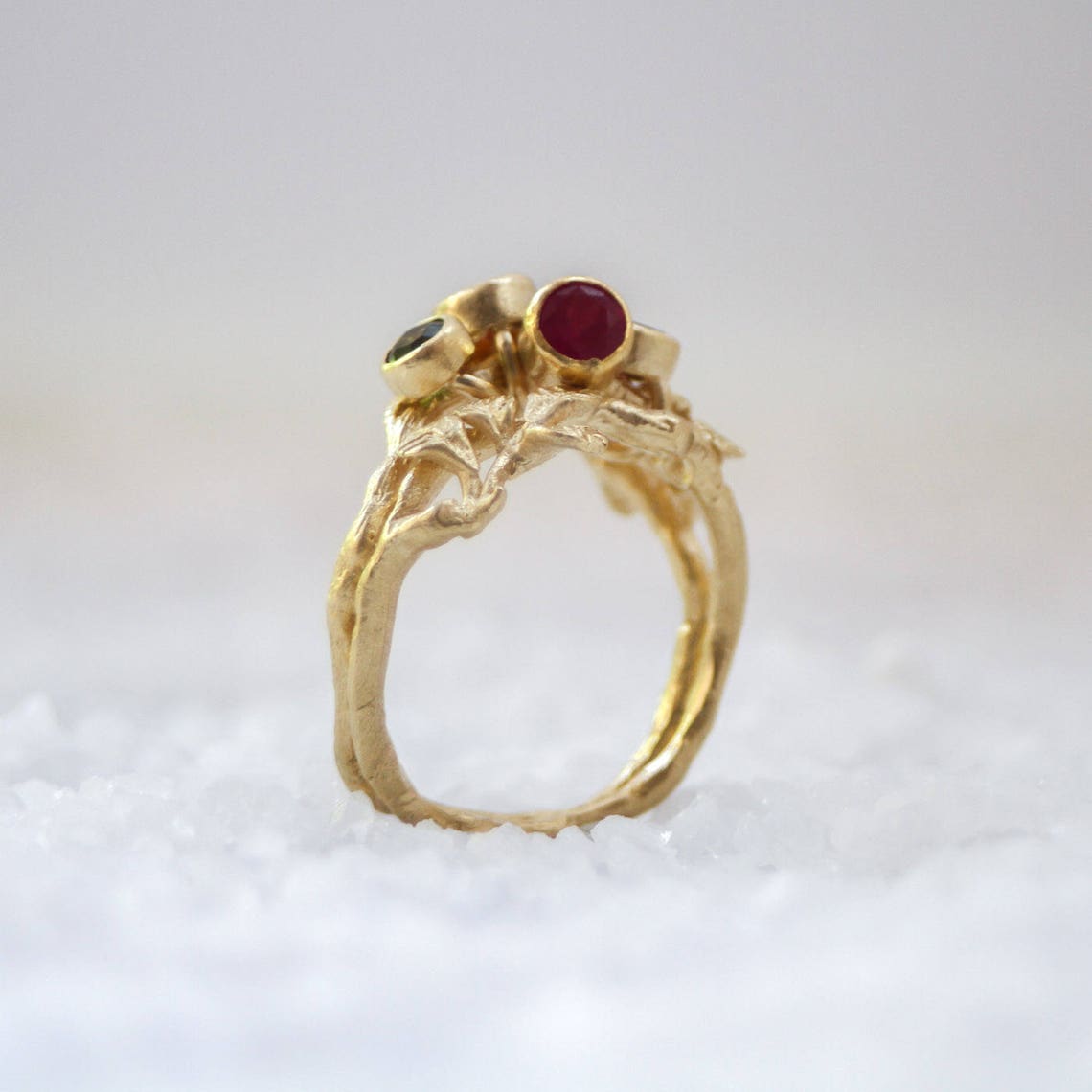 Colorful Ring Dangle Charm Ring Unique Ring Romantic Ring | Etsy