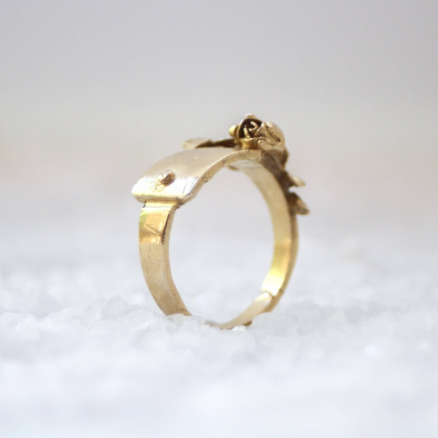 Personalized Gold Ring Inscription Ring Rose Ring Love - Etsy