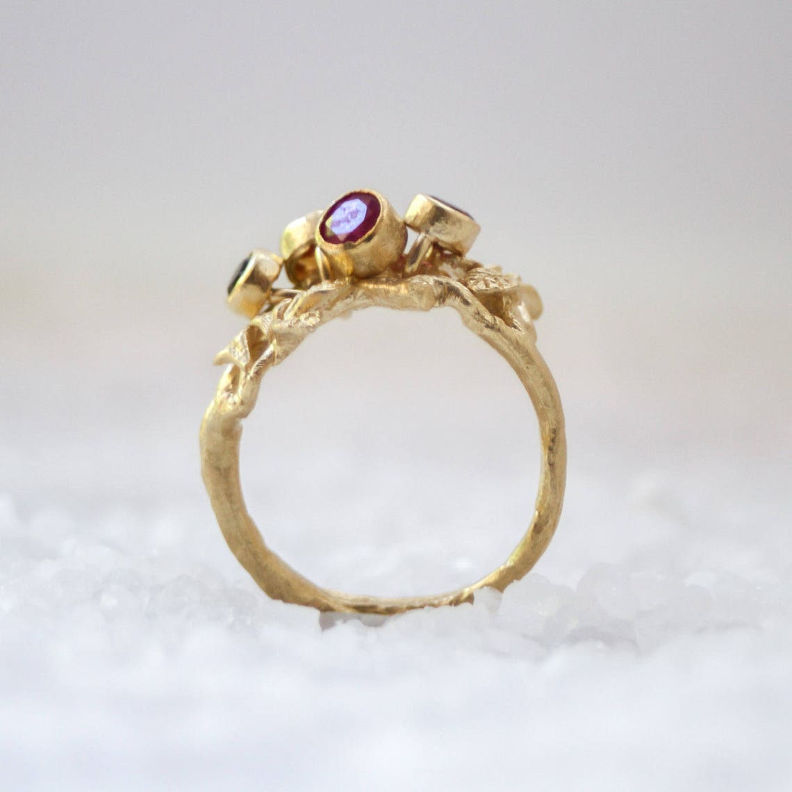 Colorful Ring Dangle Charm Ring Unique Ring Romantic Ring - Etsy