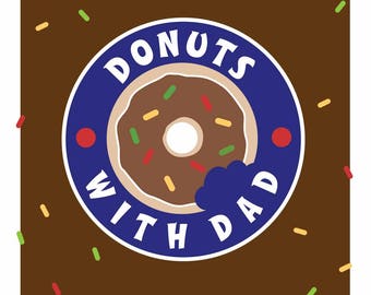 Donuts With Dad Printable Banner - Etsy