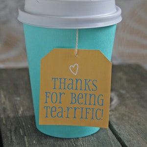 Gift Tag for Tea // Thank You Tea Gift // Tea Party Favor //tea Box ...
