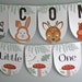 Woodland Animal banner // Woodland theme party | Etsy