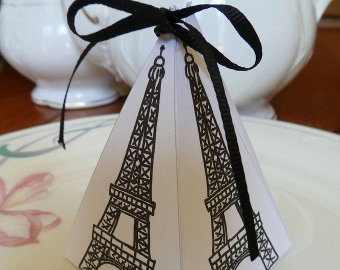 Eiffel Tower Favor Box // Paris Theme Party Favor - Etsy