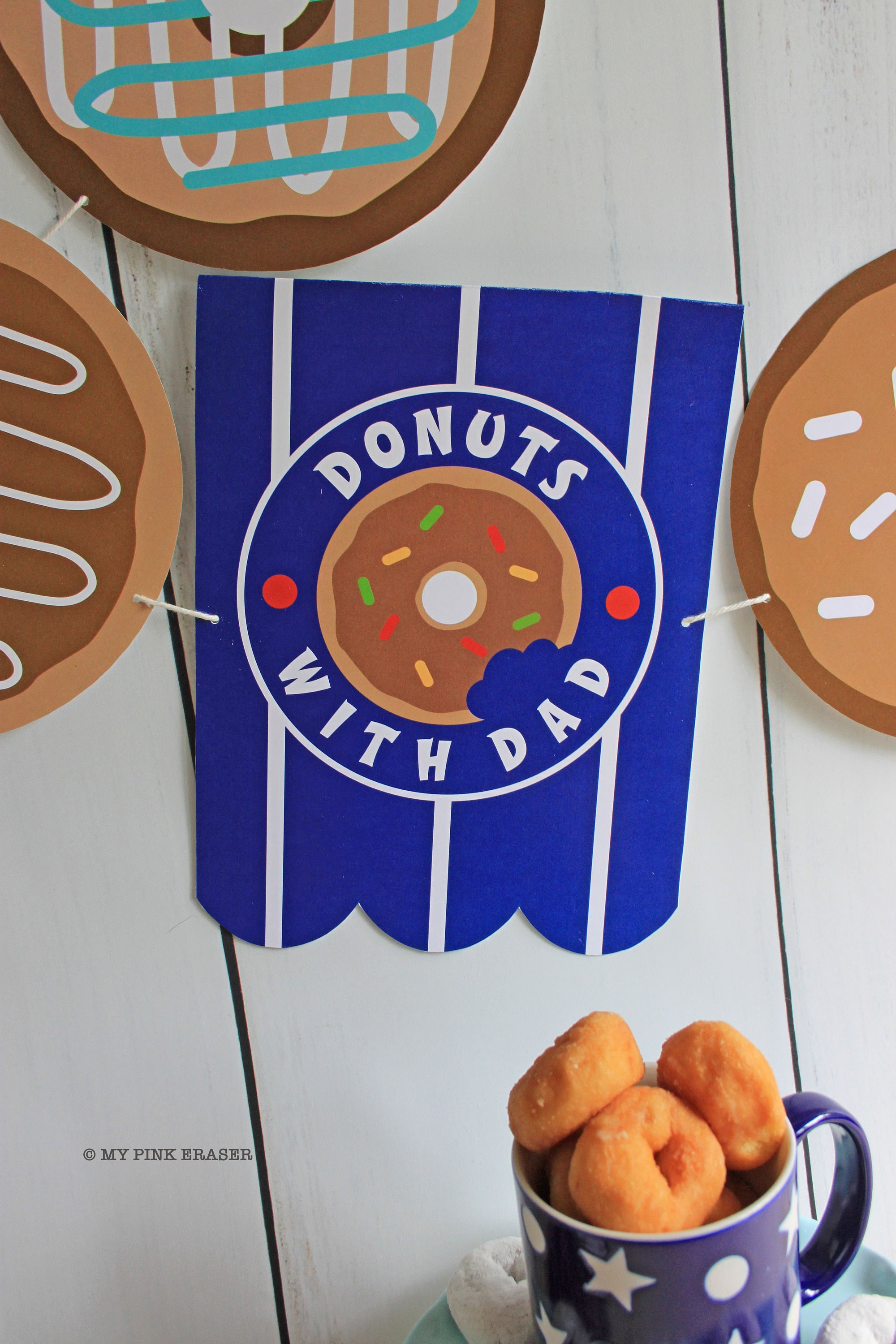 Donuts With Dad Banner // Dads and Donuts Banner - Etsy