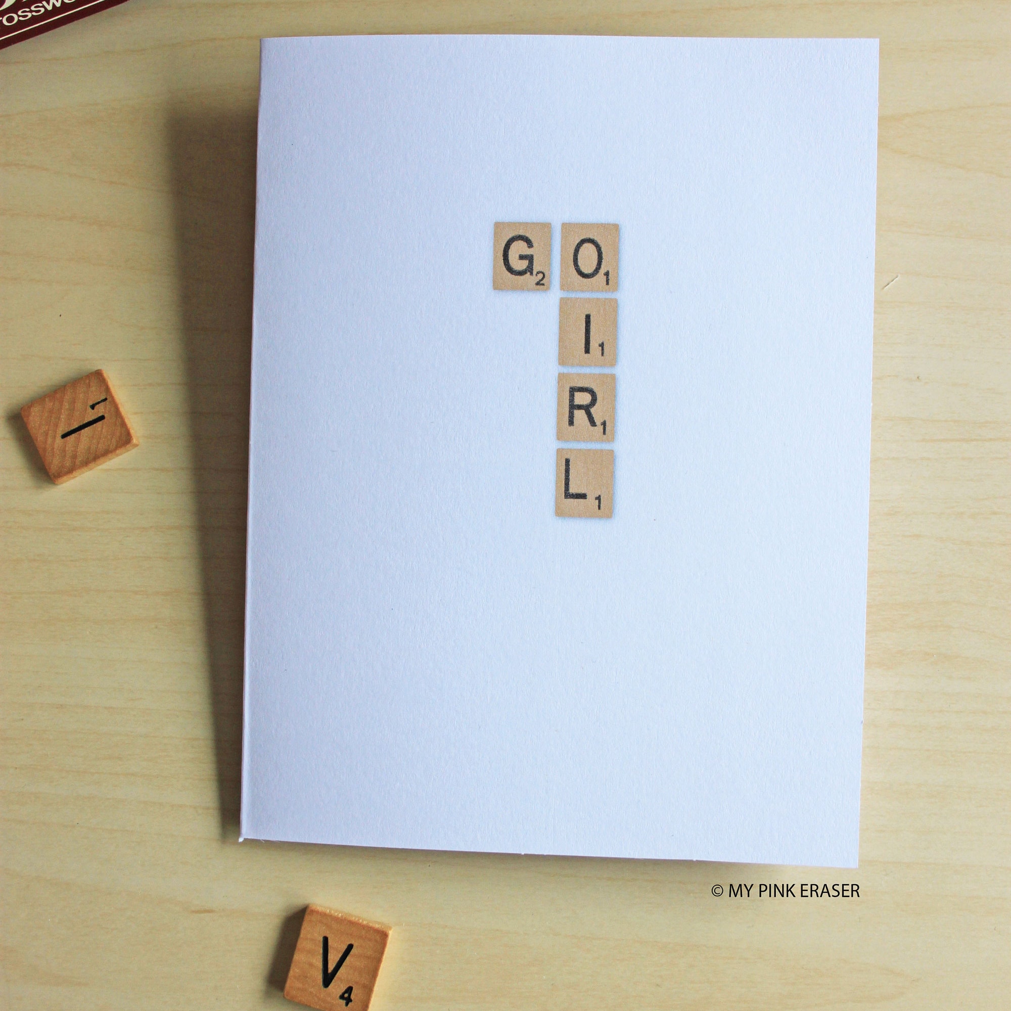Scrabble Theme Card Set - Etsy