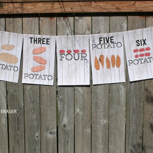 Potato Bar Banner // Baked Potato Bar Banner - Etsy