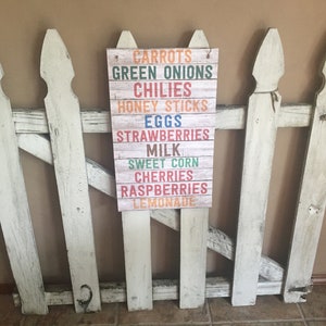 Farmstand Printable Sign // Produce Stand Sign - Etsy
