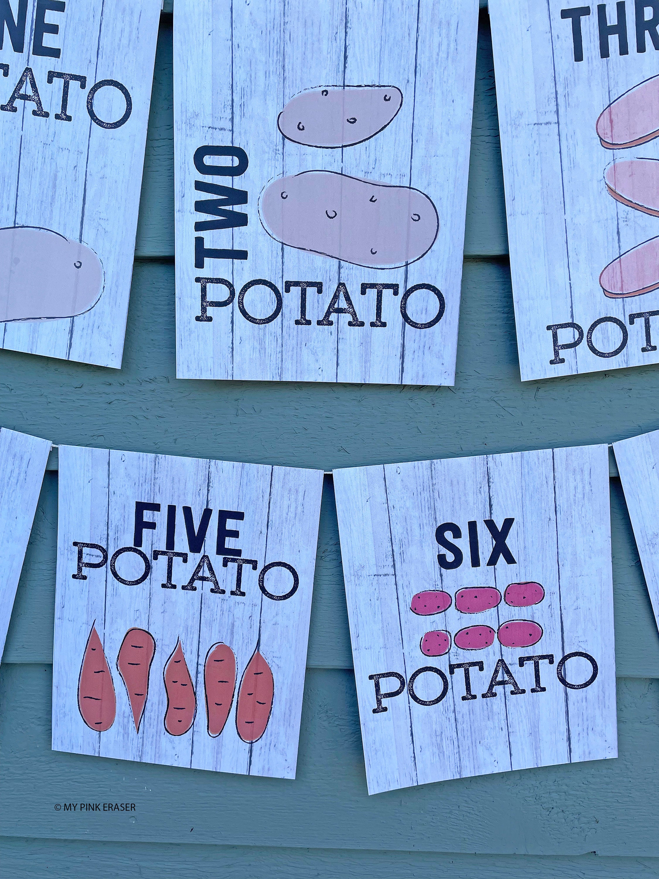Potato Bar Banner // Baked Potato Bar Banner - Etsy