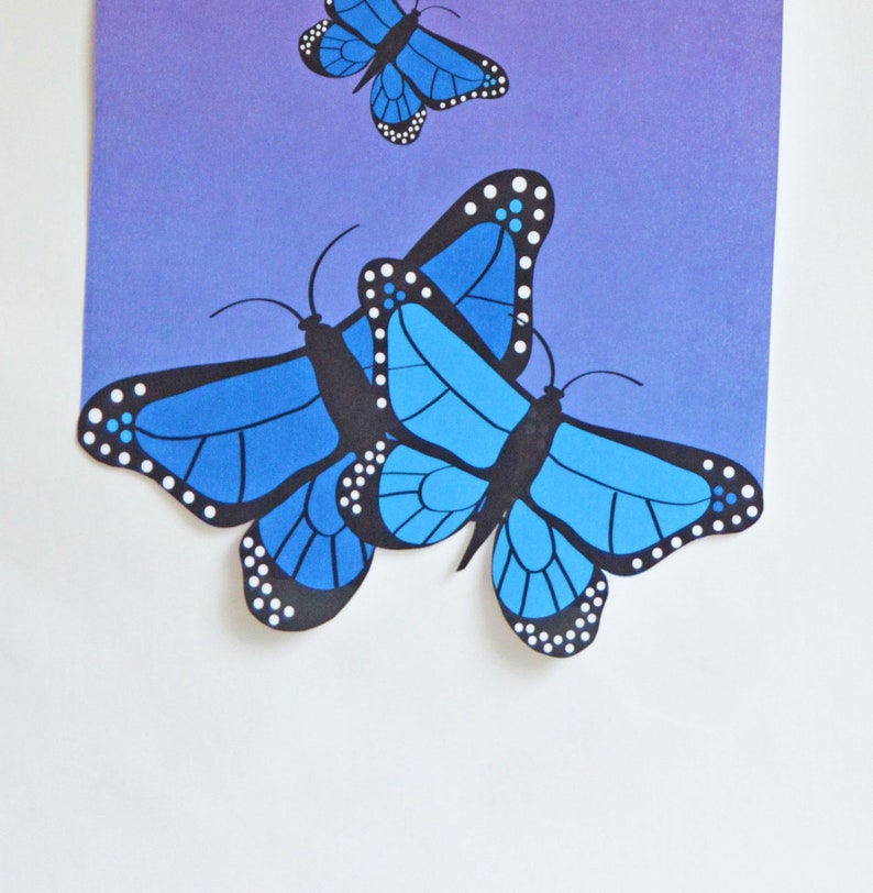 Monarch Butterfly Poster // Butterfly Theme Banner // Monarch Butterfly ...
